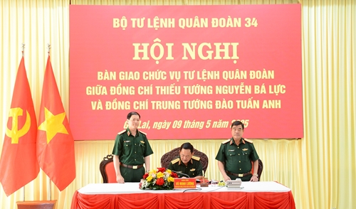 Duty handover ceremony held for former and new Army Corps 34’s commanders