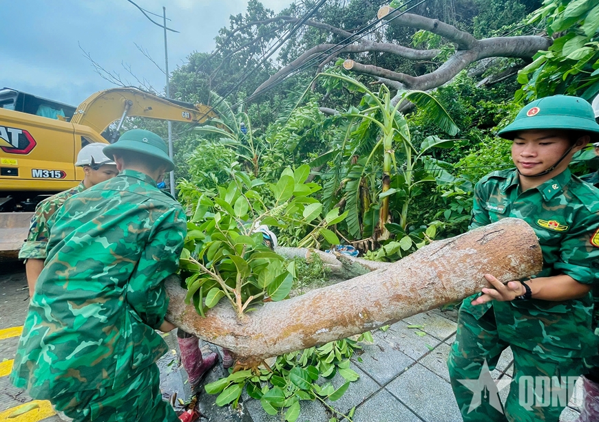 Forces support post-storm recovery efforts
