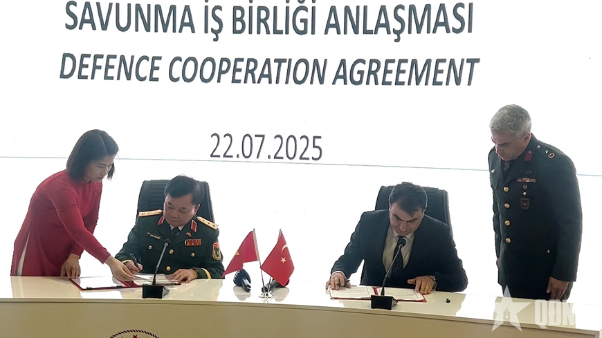 Vietnam and Turkey sign defense cooperation agreement