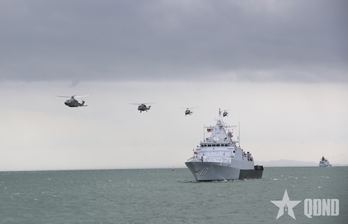 Ship 016-Quang Trung participates in ASEAN Naval Fleet Review