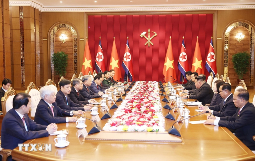 Vietnamese Party General Secretary holds talks with DPRK leader in ...