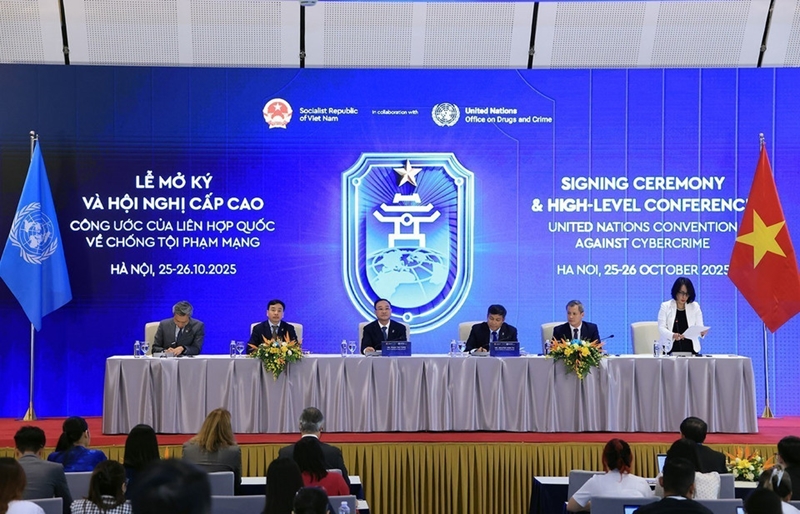 Int l press conference highlights key outcomes of Hanoi Convention signing
