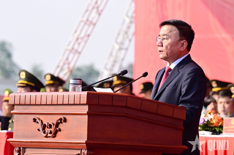 Security forces stage rehearsal for 14th National Party Congress
