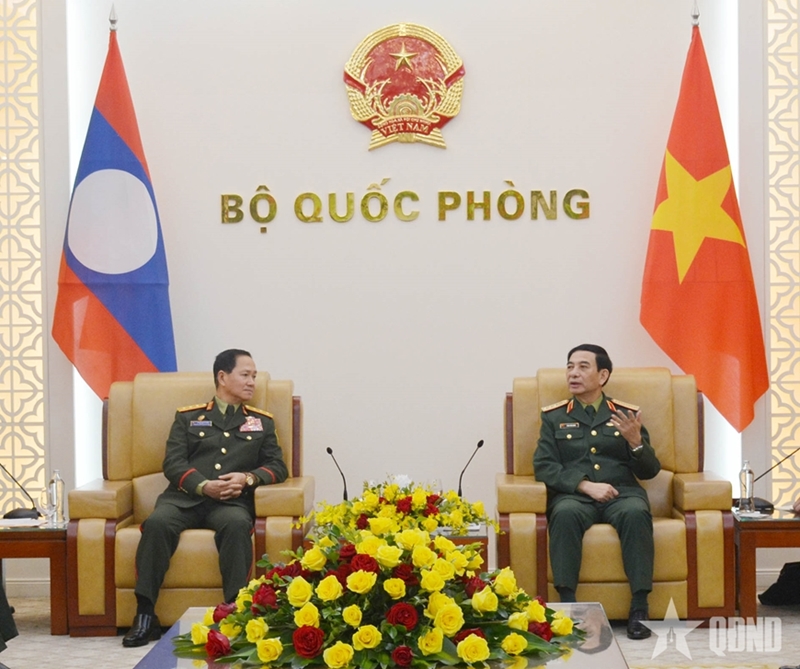 Vietnam, Laos promote defense cooperation in comprehensive, in-depth ...