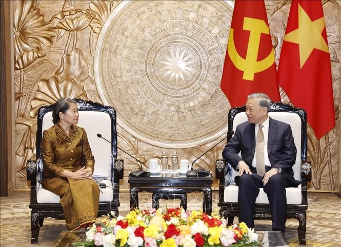 Party chief hosts Vice President of Cambodian People s Party