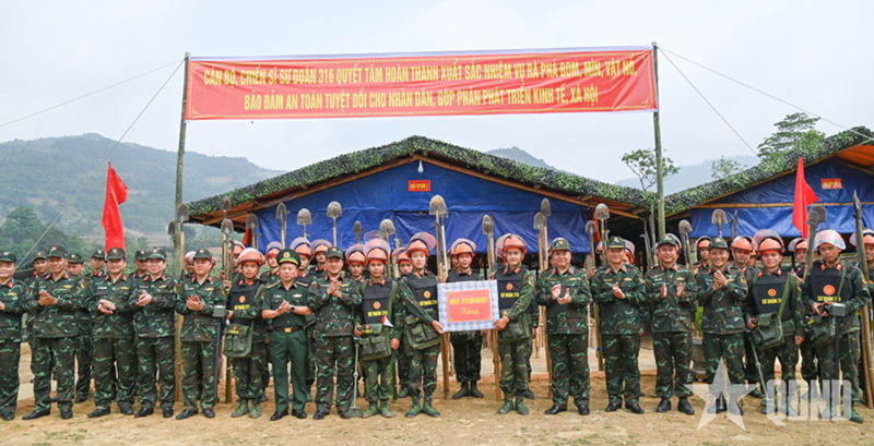 Military Region 2 strives to accelerate UXO and mine clearance