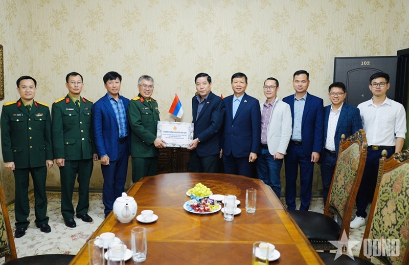 Sr. Lt. Gen. Nguyen Van Gau’s activities in Russia