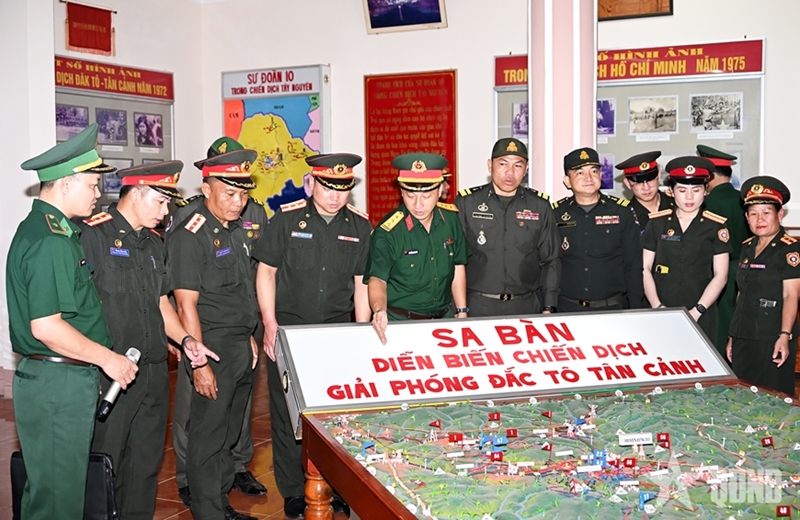 Warm sentiment among young officers of Vietnam, Laos, and Cambodia