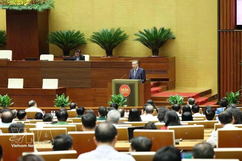 Top leader demands concrete output under Resolution 57