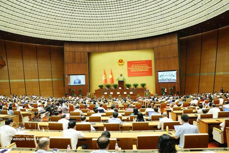 Top leader demands concrete output under Resolution 57