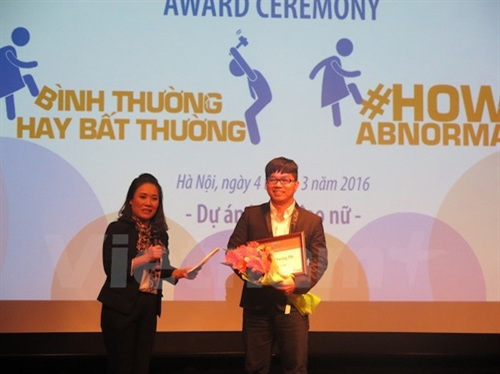 Winners of film-making competition on gender discrimination announced