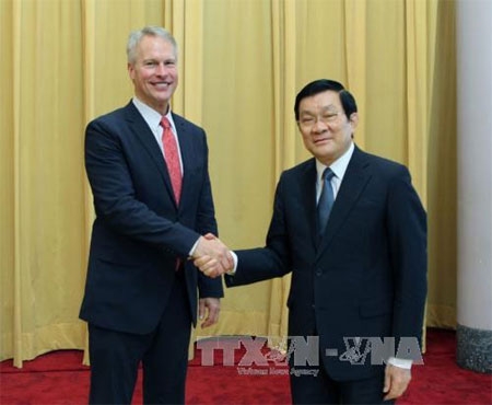 State President meets with AP news agency delegation